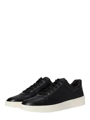 Vince Peyton Leather Sneakers - Black