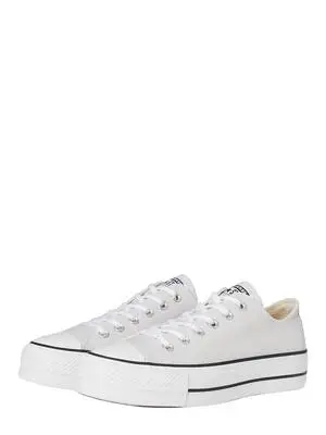CONVERSE Chuck Taylor All Star Low Top Platform Sneakers - Silver