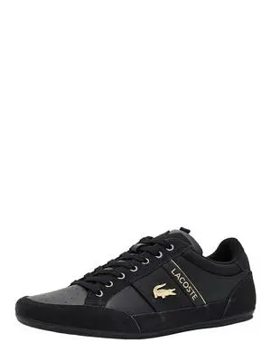 Lacoste Chaymon Suede Lace-up Sneakers - Black