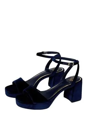 Vince Camuto Pendreya Platform Sandal - Navy
