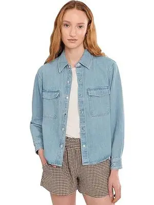 Madewell Denim Shirt-jacket - Blue