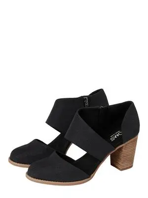 Toms Milan Block Heel Sandal - Black