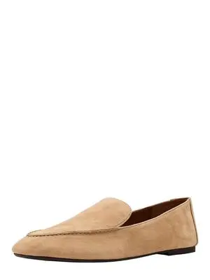 Madewell Madewell Suede Glove Loafer Flats Walnut Shell