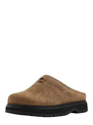 COACH Suede Sport Clogs - Brown