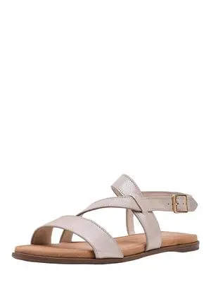 TOMS TOMS Mar Strappy Flat Sandals With Adjustable Buckle