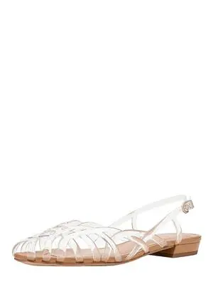 Vince Camuto Vince Camuto Stiorra Braided Flat Sandals Clear