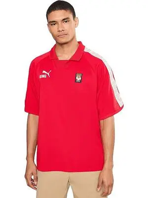 PUMA King Fanpack Spain Jersey Licensed For All Time / White/pele Yellow - Red