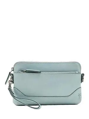 THE FRYE COMPANY Melissa Leather Wristlet Crossbody Bag - Bone