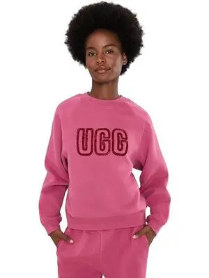 UGG Logo Crewneck Sweatshirt - Red