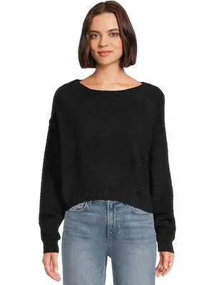 UGG Novalie Slouchy Pullover Sweatshirt - Black