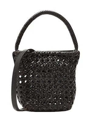 Madewell Micro Caning Bucket Bag - Brown