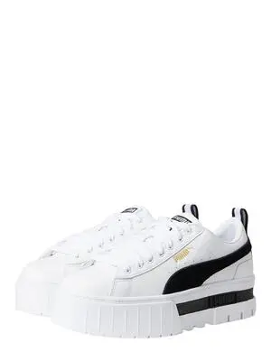 PUMA Mayze Platform Sneakers - White