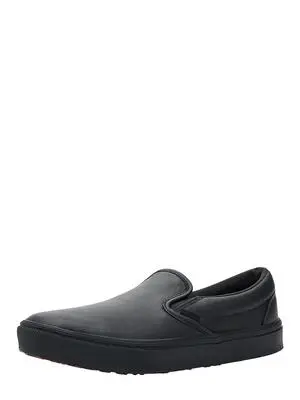 VANS Classic Slip-on Leather Shoes - Black