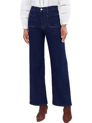 Madewell The Emmy Wide-leg Jean In Rinse Wash - Blue