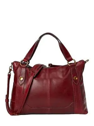 THE FRYE COMPANY Melissa Medium Satchel Crossbody - Red