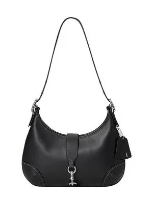COACH The Originals Glovetanned Leather Hamptons Hobo Shoulder Bag - Black