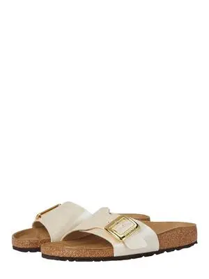 BIRKENSTOCK Catalina Luxe Buckle Graceful Sandals - Bone