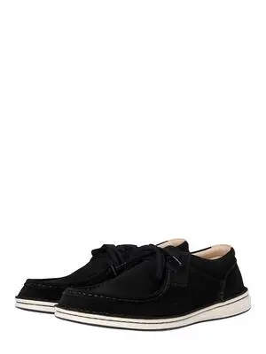 BIRKENSTOCK Pasadena Suede Lace-up Boots - Black