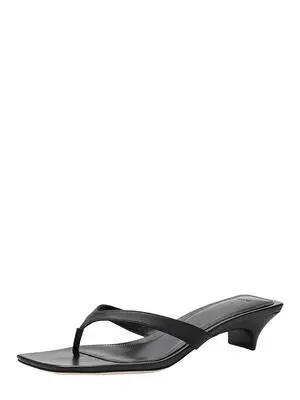 VINCE Vince San Juan Jelly Thong Sandals With Kitten Heel