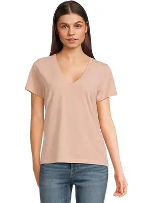 Madewell Northside V-neck Tee - Gray