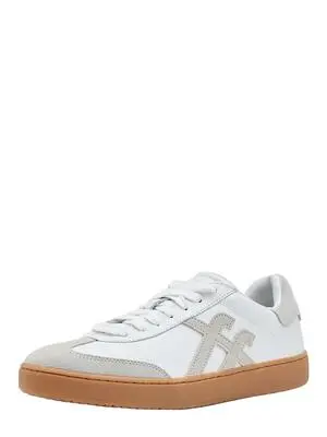 Fitflop The Dash Ff T-toe Leather Suede Trainers - Gray