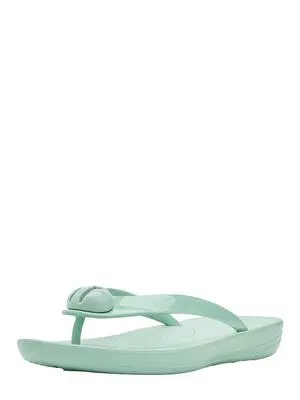 Fitflop Iqushion Glossy-button Flip-flops - Blue