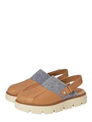 Sorel Rein Cb Clog Slingback Shoes - Beige