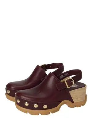 Sorel SOREL Roam'n Clog Rvt With Rivet Details And Adjustable Ankle Strap Orange