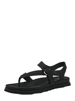 UGG Goldengaze Toe Post Sandals - Black