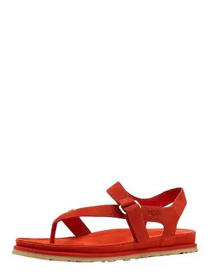 UGG Goldengaze Toe Post Sandals - Red
