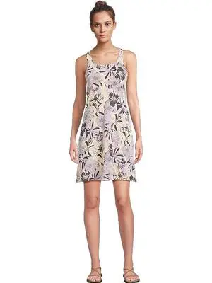 Columbia Sleeveless Tropical Print Mini Dress - Multi