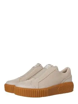 Sorel Slip-on Sneakers With Suede Upper And Lug Sole - Neutral