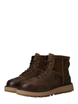 UGG Idyllwild Lace Up Waterproof Leather Boots - Brown