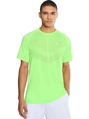 Nike Stride Dri-fit Adv Short Sleeve Running Top - Green