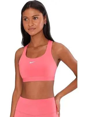 Nike Swift High-support Lightly Lined Sports Bra Bra Light Magenta/silver - Pink