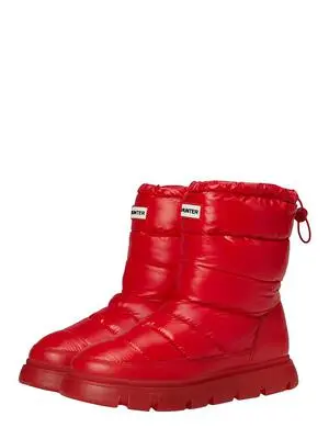 Hunter Maribels Mid Calf Boots - Red