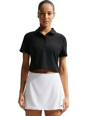 Nike Nike Victory Dri-FIT Short Sleeve Cropped Golf Polo Black