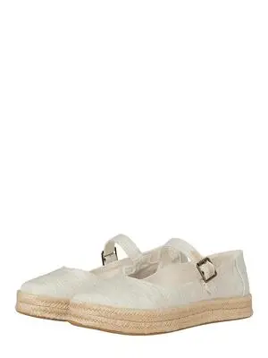 Toms Carolina Mary Jane Flatform Espadrilles - Gray