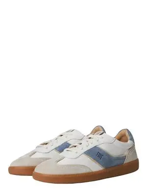 THE FRYE COMPANY Frye Milly Low Lace Leather Sneakers Blue