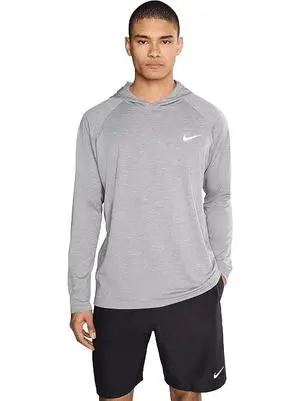 Nike Long Sleeve Hooded Hydroguard - Gray