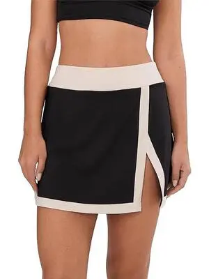Nike Bold Color Block Skirt - Black