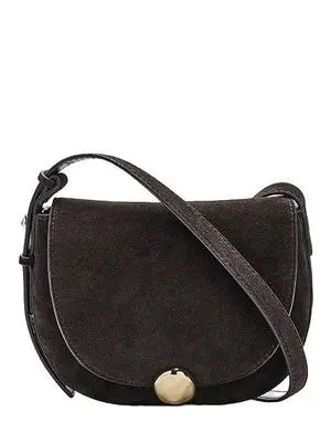 Madewell Suede Dakota Saddle Crossbody Bag - Brown