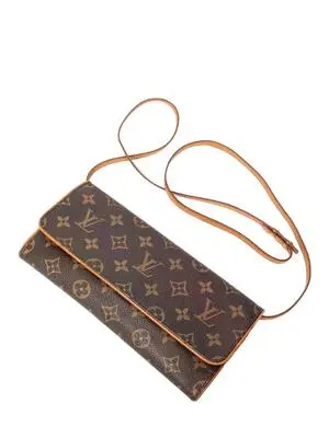 LOUIS VUITTON Twin Gm Monogram Shoulder Bag - Brown