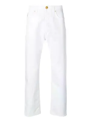 Versace Straight Leg Jeans - White