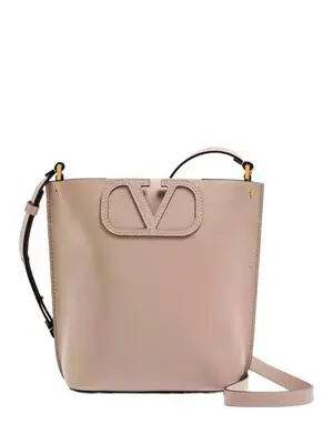 Valentino Garavani Calfskin Bucket Bag - Pink