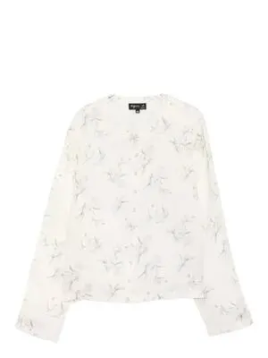AGNES B. Ginette Blouse - Neutrals