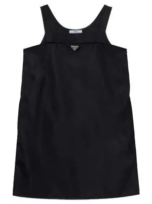 Prada Re-nylon Mini Dress - Black