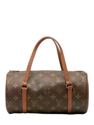 LOUIS VUITTON Monogram Papillon 26 Handbag - Brown