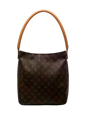 LOUIS VUITTON Monogram Looping Gm Shoulder Bag - Brown