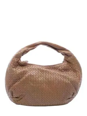Bottega Veneta Large Nappa Intrecciato Hobo Bag - Brown